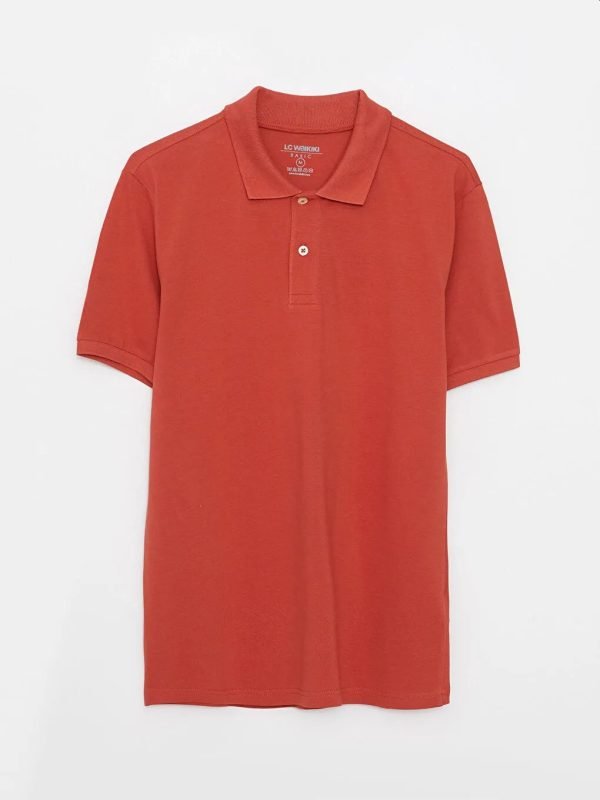 POLO – Demi Manche - Basic – LC waikiki– Orange Brique - Spiringo